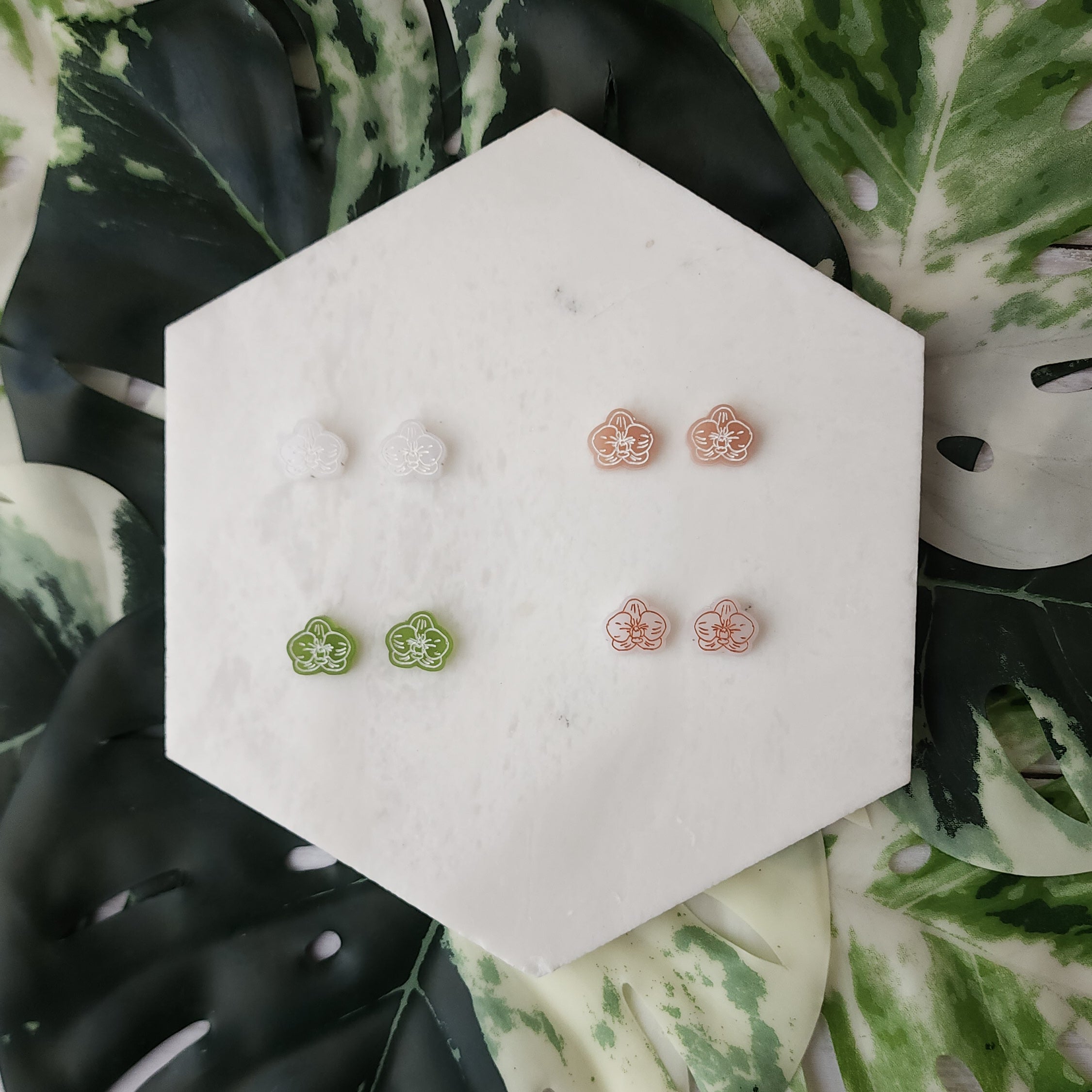 Orchid Studs – Complementary